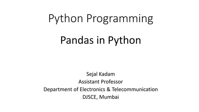 Pandas in Python for Data Exploration .pdf Pandas in Python for Data Exploration .pdf