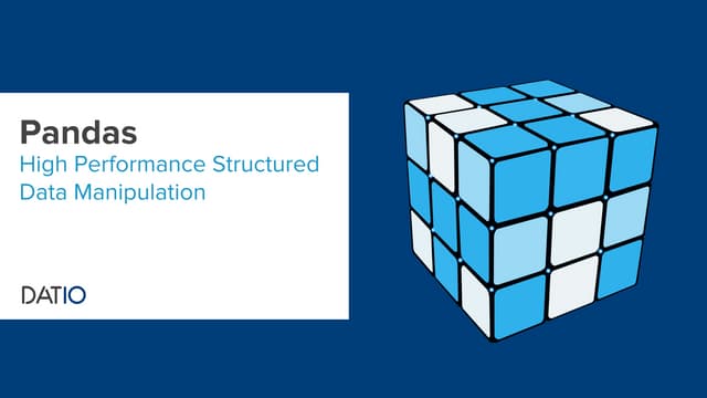 Pandas: High Performance Structured Data Manipulation | PPT Pandas: High Performance Structured Data Manipulation | PPT