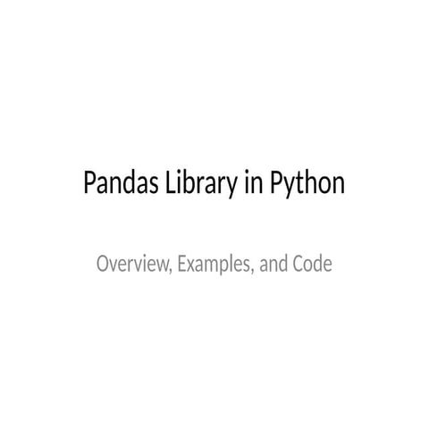 pandas of python (AIML with DS) presentation.pptx