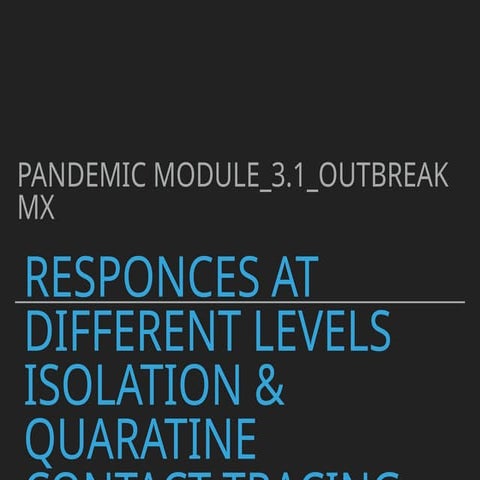 PANDEMIC MODULE 3.1.pptx FOR MBBS 2019 M | PPTX