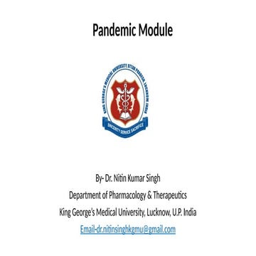 Pandemic module and its important by nitin.pptx