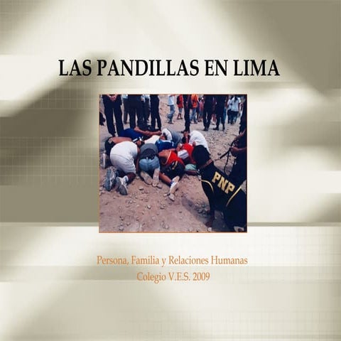 pandillerismo | PPTX