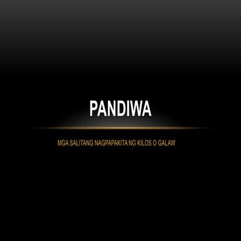 Pandiwa | PPTX