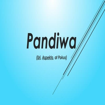 Pandiwa..97