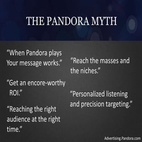 Pandora presentation updated 5 21 | PPT