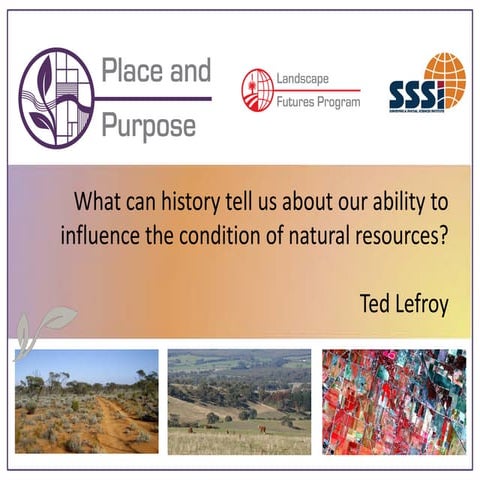 What can history tell us about our ability to influence the condition ...