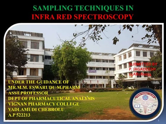 Sampling Techniques in IR Spectroscopy | PPTX | Chemistry | Science