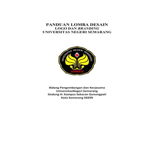 Panduan logo-branding-unnes-2015 | PDF