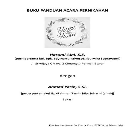 Contoh Rundown Acara Wedding Gratis Contoh Program Keren Canva