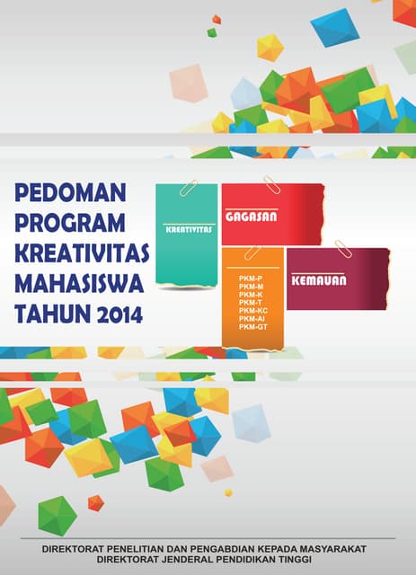Materi PKM atau Program Kreativitas Mahasiswa | PPTX
