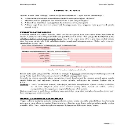 Panduan admin | DOCX