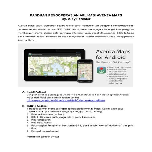 PANDUAN APLIKASI AVENZA MAPS UNTUK PEMETAAN.pdf