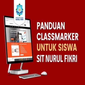 Panduan Siswa: Melaksanakan Ujian menggunakan ClassMarker | PDF
