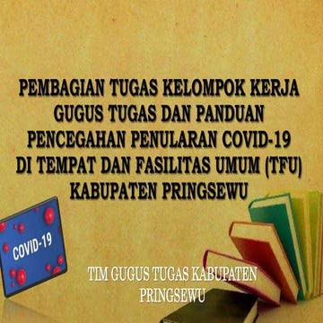 PANDUAN satuan tugas COVID-19 presentati | PPT