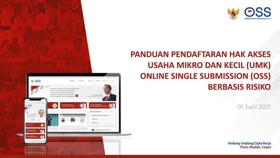 A.1 Pendaftaran Hak Akses UMK Tutorial OSS | PPT