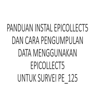 PANDUAN INSTAL EPICOLLECT5.pptx