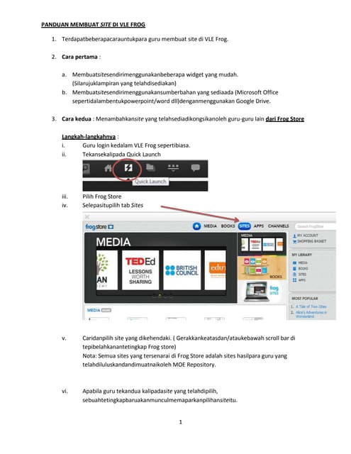 4 frog vle pengesahan pengetua | PPT