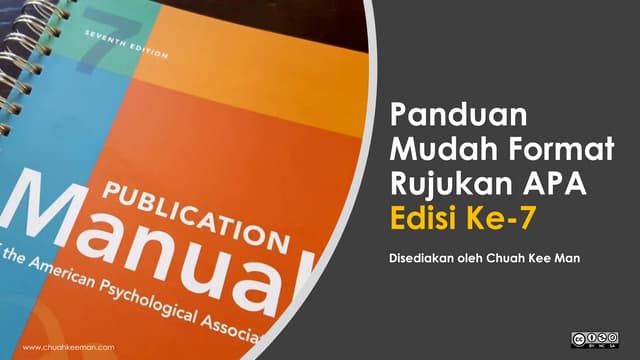 Penulisan rujukan mengikut format apa contoh (1) | DOC