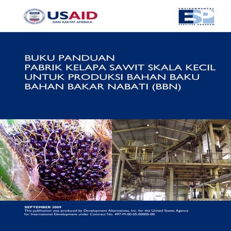 Panduan Pembangunan Pabrik Kelapa Sawit Mini | PDF