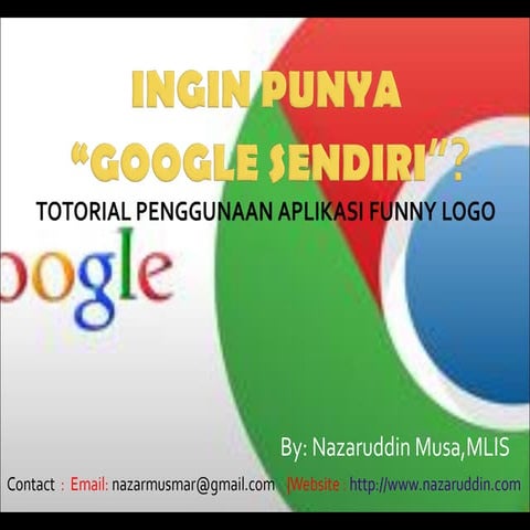 Tutorial Penggunaan Aplikasi Funny logo | PPT