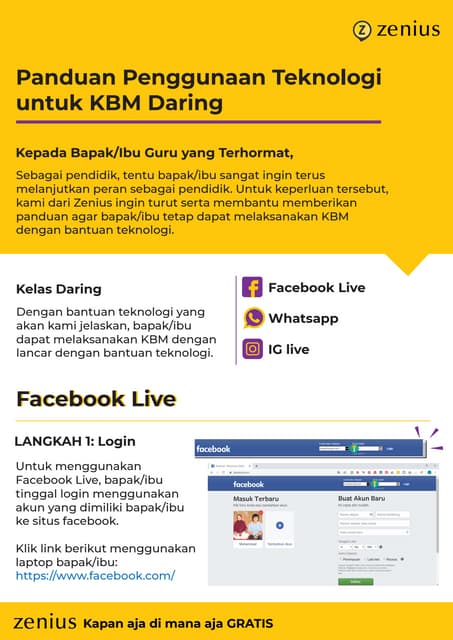 Panduan Penggunaan Whatsapp untuk KBM Daring | PDF