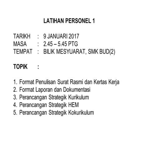 Panduan penulisan surat rasmi | DOCX