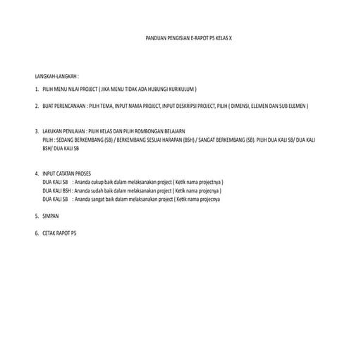 Panduan Rapot P5 Kelas X di Web e-rapot.pdf
