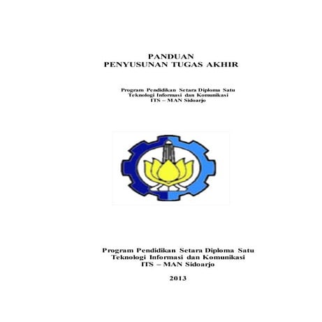 PANDUAN TUGAS AKHIR PRODISTIK | DOCX