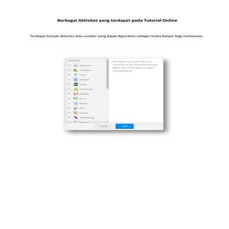 Panduan tuton untuk tutor tuton | PDF