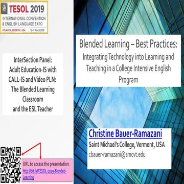 Blended Learning-Best Practices | PPTX