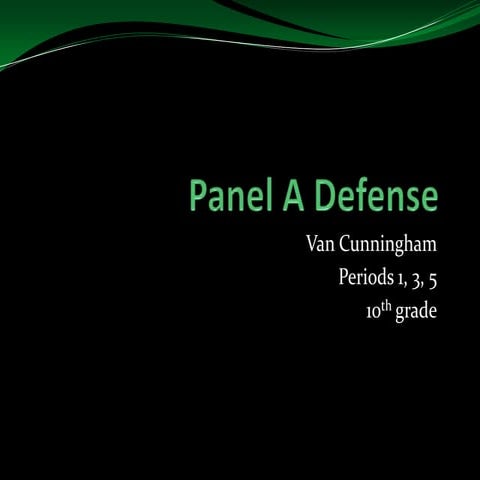 Panel a defense | PPT