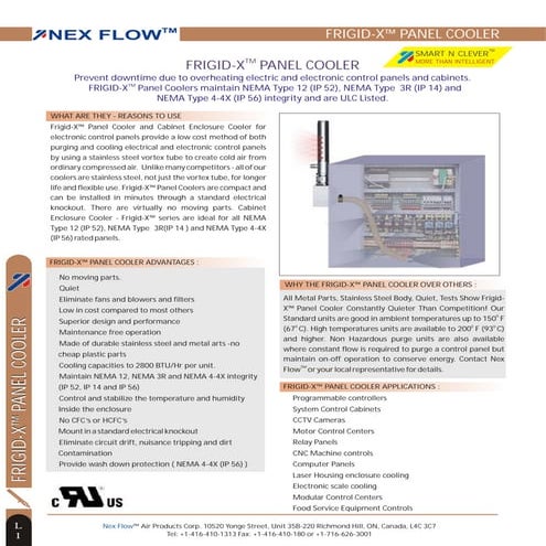 NexFlow Panel Cooler | PDF