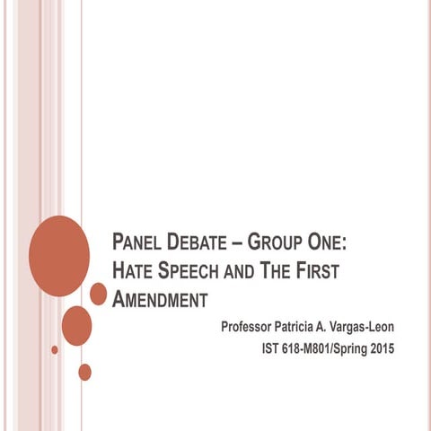 Hate Speech | PPT