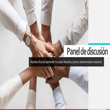 Panel de discusión en lengua y literatura | PPTX