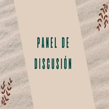 el panel, elementos y caracteristicas y ejemplos | PPTX