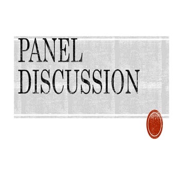 PANEL DISCUSSION.pptx
