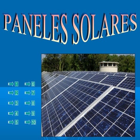 Paneles solares | PPT
