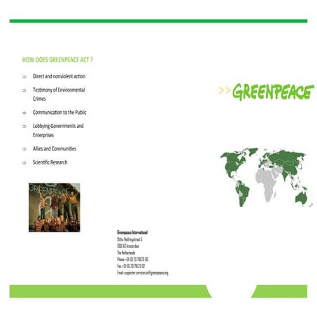 Panfleto greenpeace | PDF