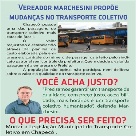 Panfleto transporte coletivo | PDF