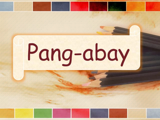 Pang abay na ingklitik, kondisyonal at kusatibo (DISCUSSION) | PPTX