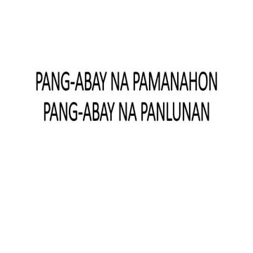 PANG-ABAY NA PAMANAHON.pptx
