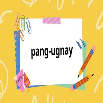 Pangatnig at Mga Halimbawa na mga pangungusap.pptx