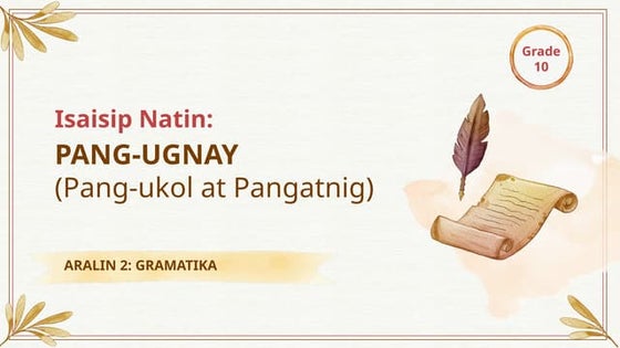 PAGSUSULIT-POKUS NG PANDIWA (Tagaganap at Layon).pptx