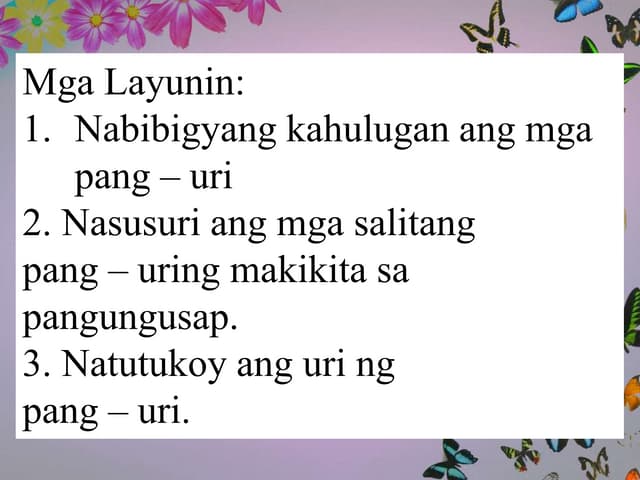 Kayarian ng pang uri | PPTX
