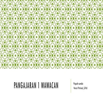 Pangajaran 1 wawacan bahasa Sunda kelas 12.pptx