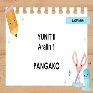 ESP6, Q2, WEEK 1, DAY 1- PANGAKO O PINAGKASUNDUAN.pptx