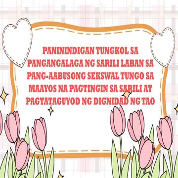 Pagbuo ng Sekswalidad (ESP Grade 10) | PPTX