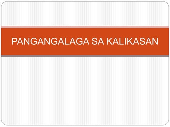 Pagkasira ng Kalikasan | PPT