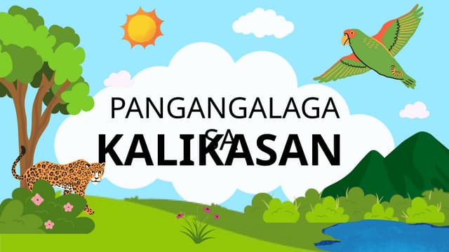 PANGANGALAGA SA KALIKASAN.pptx