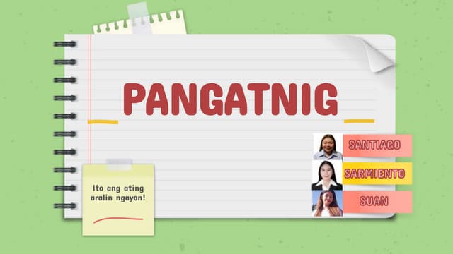 Kayarian ng Pangngalan (Payak, Maylapi, tambalan) | PPTX